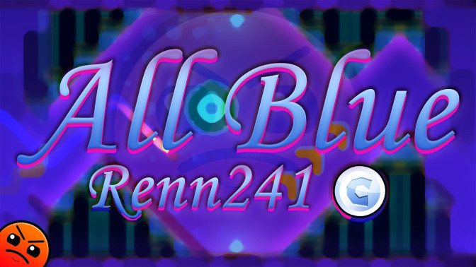 Geometry Dash All Blue