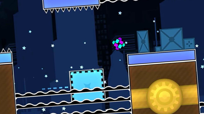 Geometry Dash Over the City
